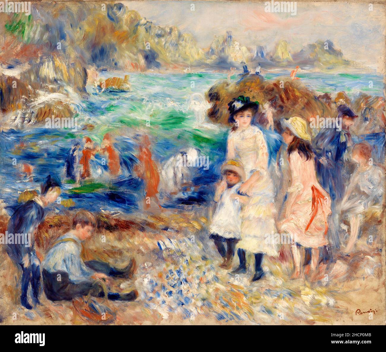 Impressionist Painting Beach High Resolution Stock Photography and ...