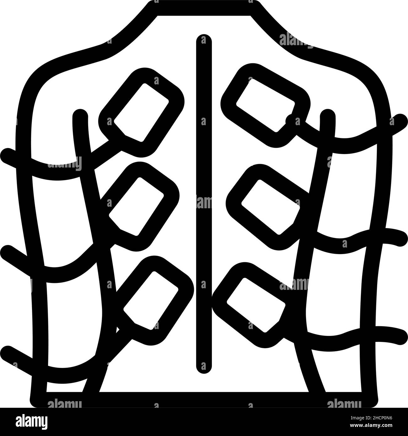 stimulation therapy line icon vector illustration Stock Vector Image ...