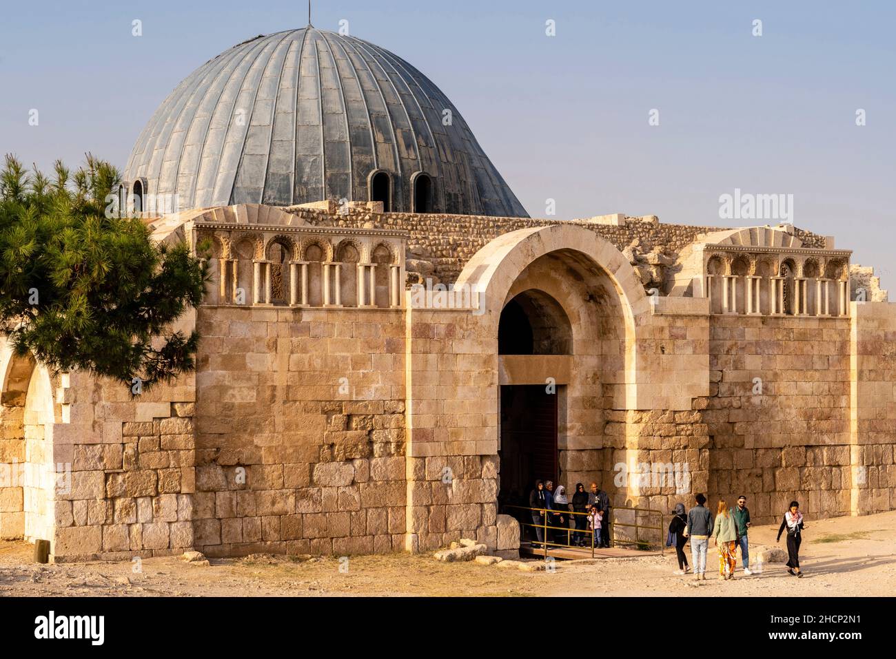 The Umayyad Palace at The Citadel, Amman, Jordan Stock Photo - Alamy