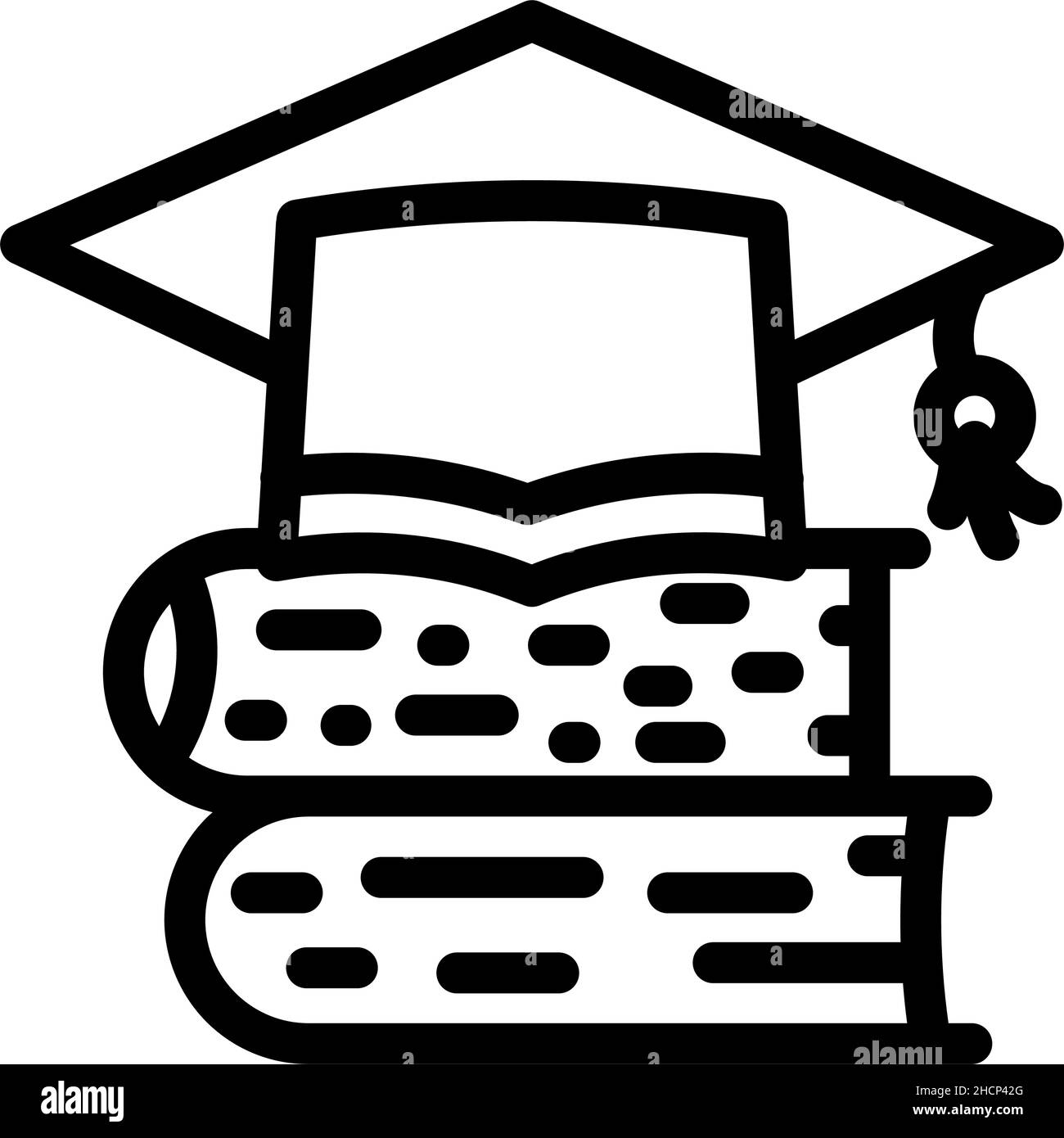 graduate school line icon vector illustration Stock Vector Image & Art ...