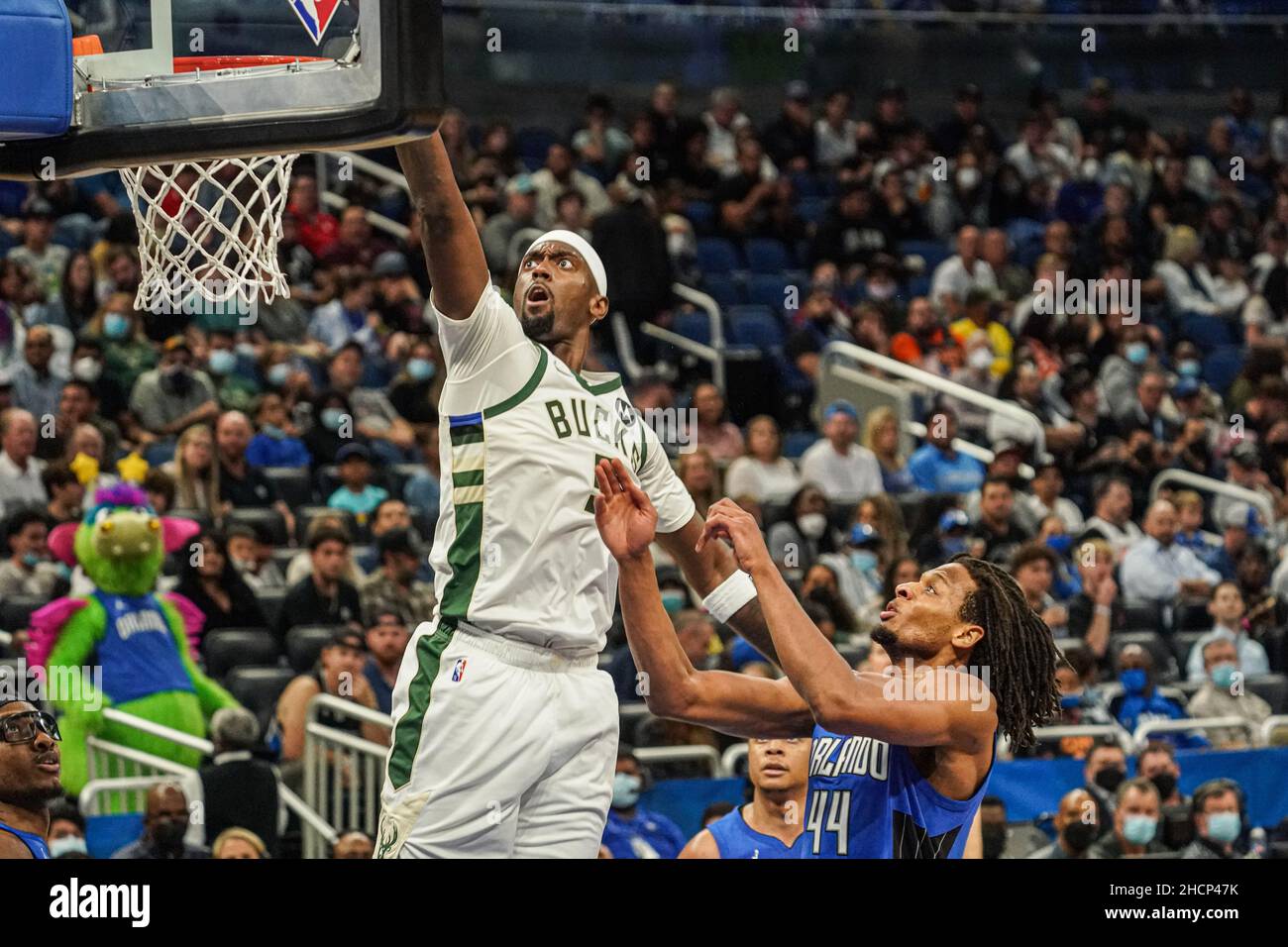 Orlando, Florida, USA, December 30, 2021, Milwaukee Bucks Center Bobby ...