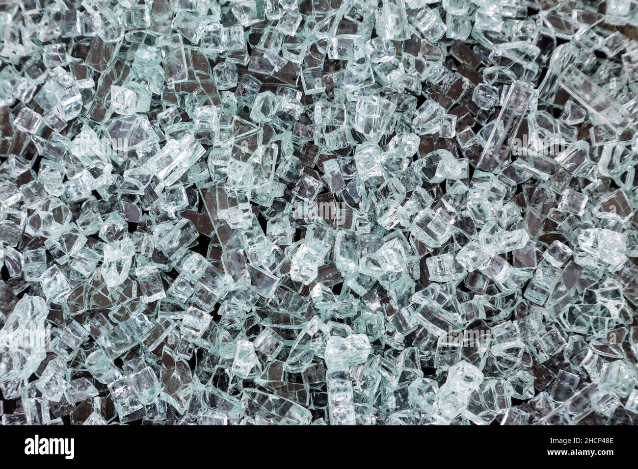 Pieces of broken glass Stock Photo - Alamy