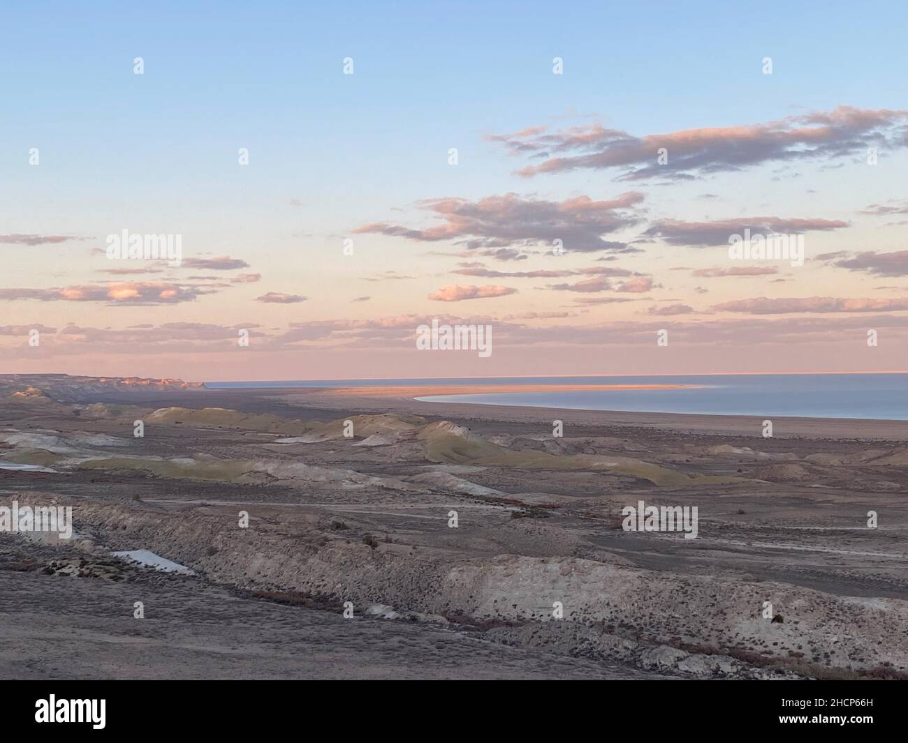 Mujnak, Uzbekistan. 21st Oct, 2021. The water in the western part of ...
