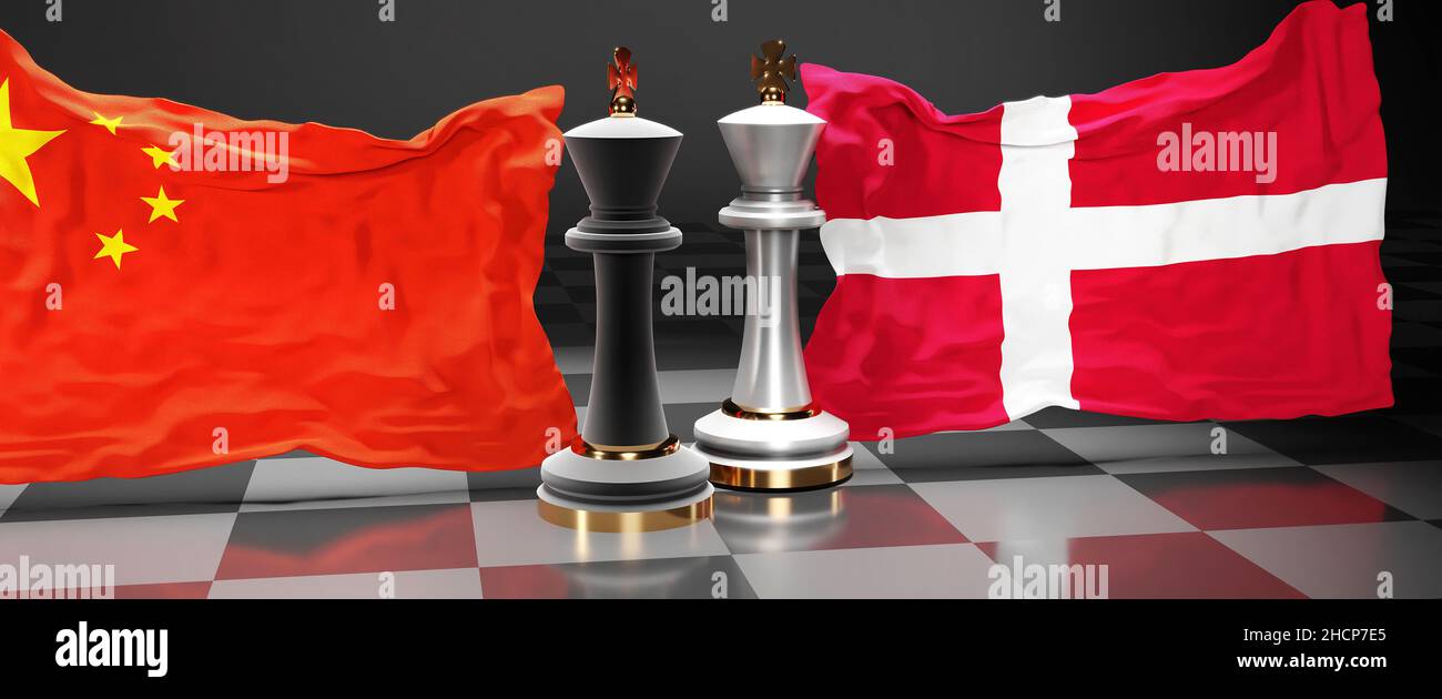 China denmark talks hi-res stock photography and images - Alamy