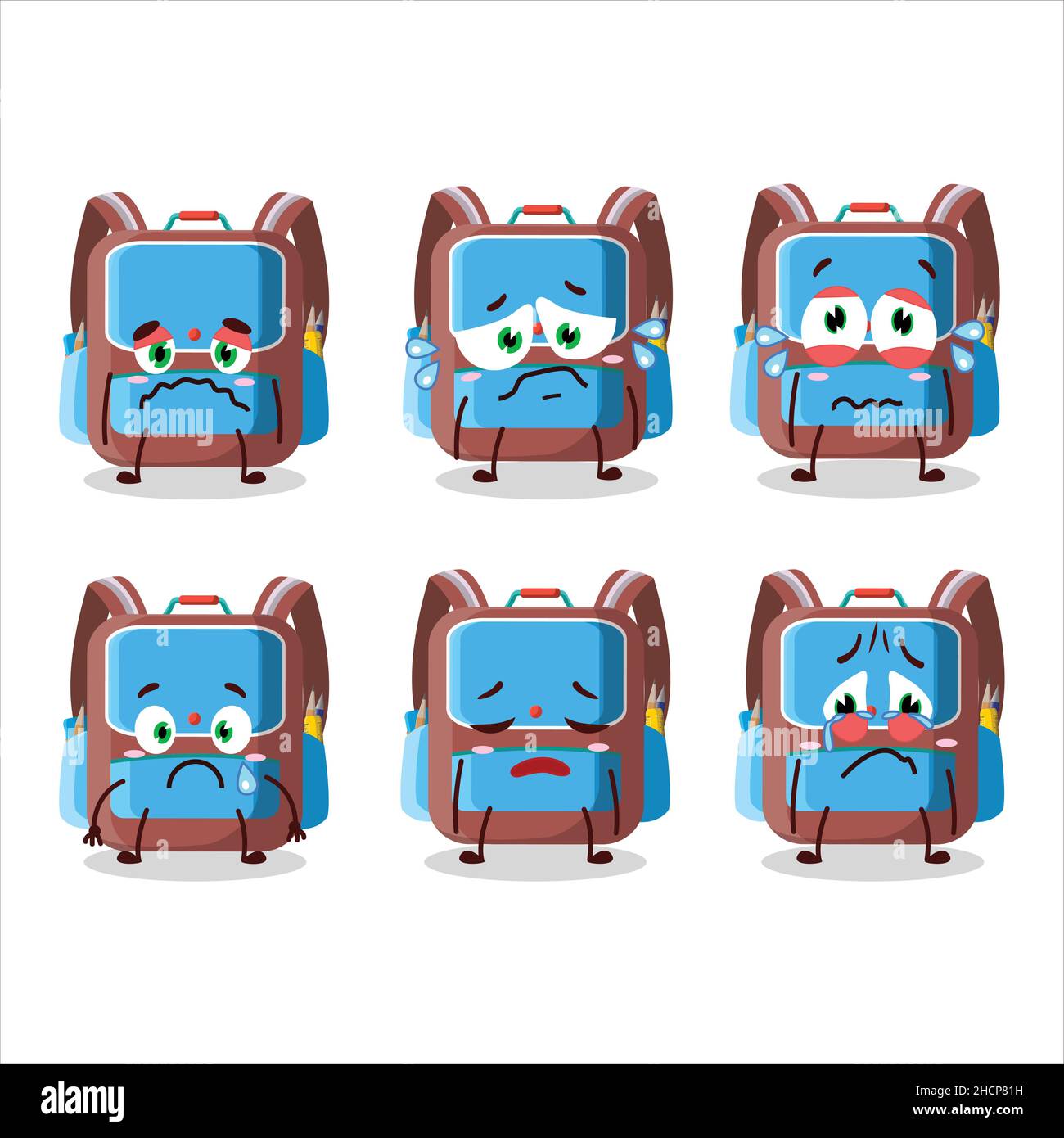 Sad luggage Stock Vector Images - Alamy