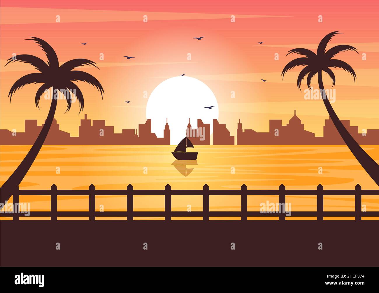 Sea surface in sunlight Stock Vector Images - Alamy