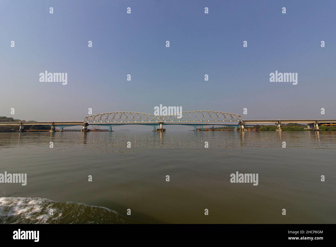 Indian railway steel bridge hi-res stock photography and images - Alamy