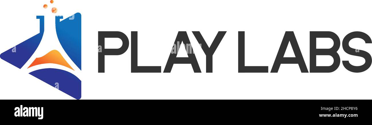 Modern design PLAY LABS laboratory logo design Stock Vector Image & Art ...