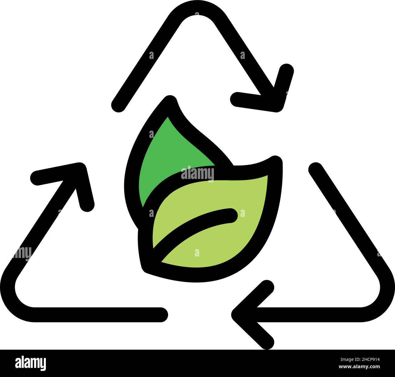 Natural resources icon. Outline natural resources vector icon color ...