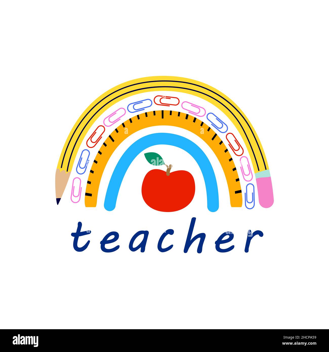 Welcome rainbow sign Cut Out Stock Images & Pictures - Alamy