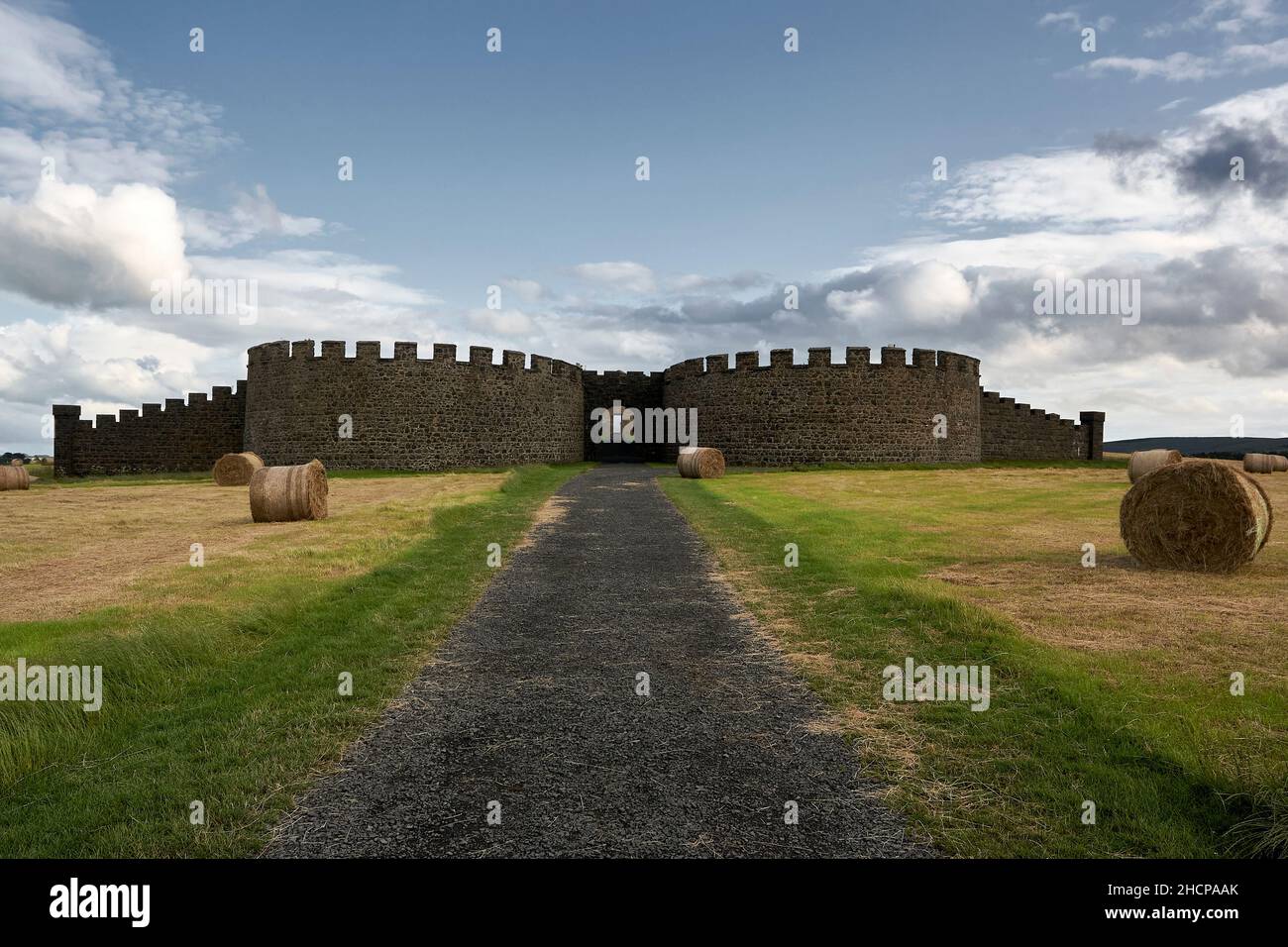 Old castle in the rural country Stock Photo - Alamy