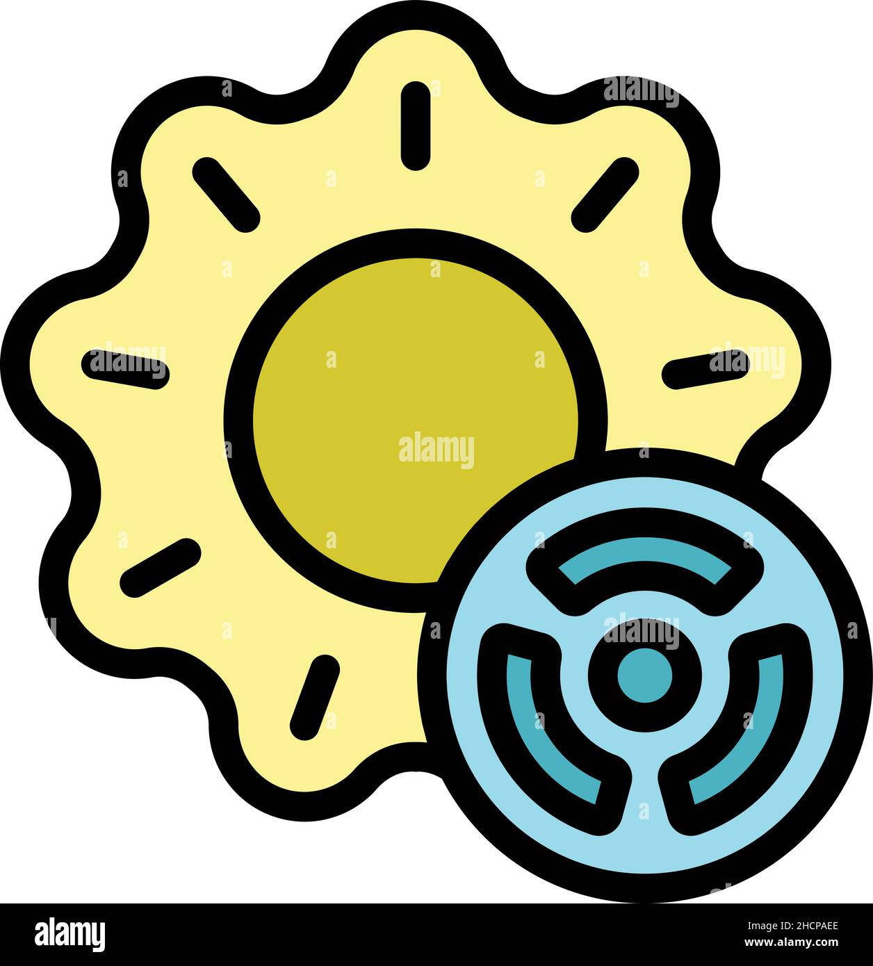 System innovation icon. Outline system innovation vector icon color ...