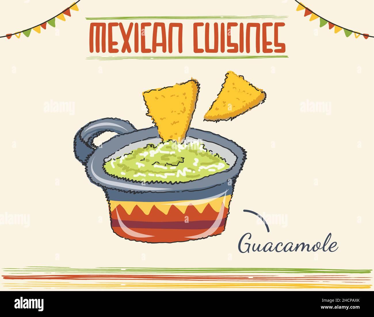 Mexican food guacamole with nachos. Holy guacamole, National Guacamole ...