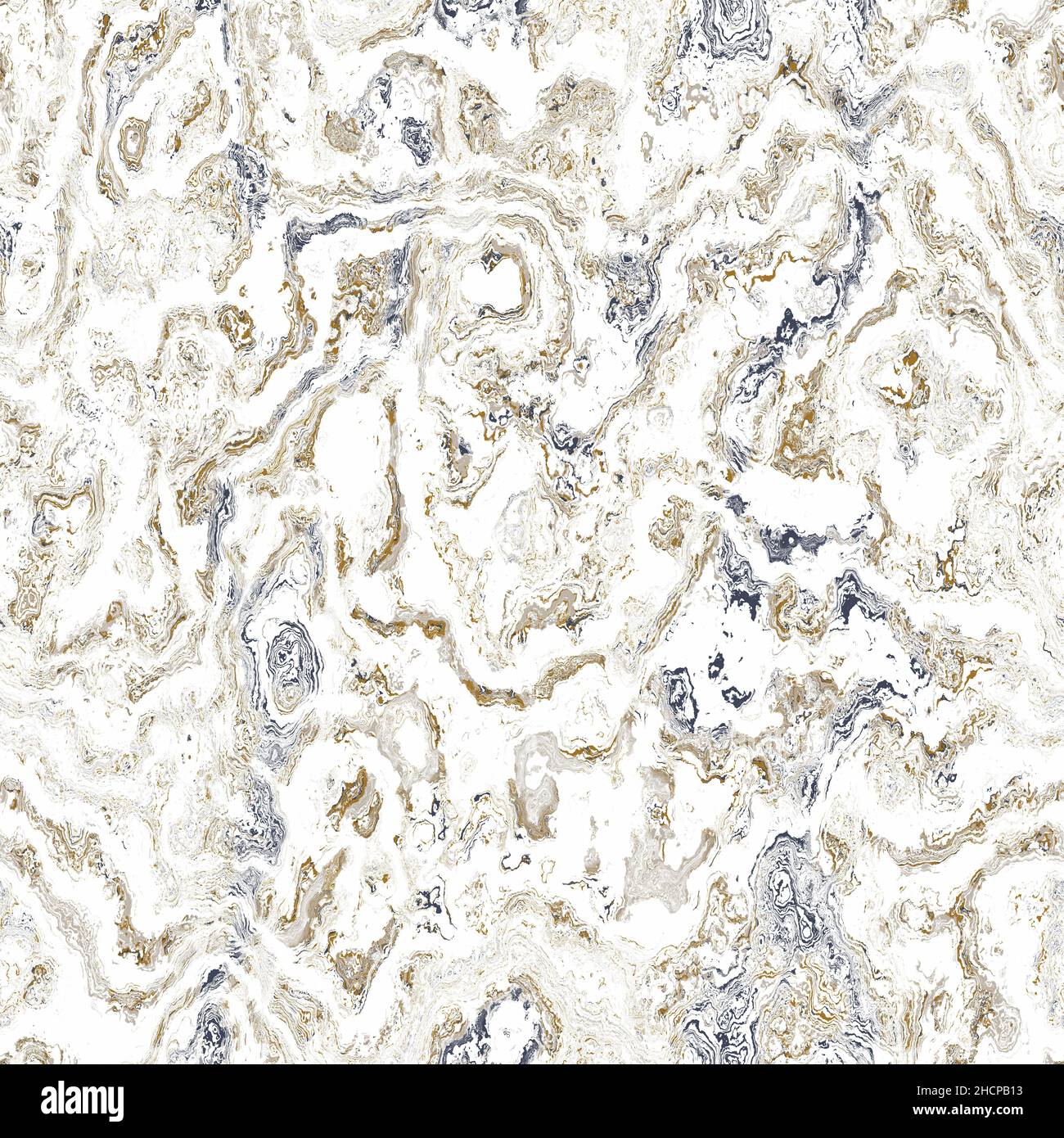 White tonal marbled seamless texture. Irregular pale ink blotch paint ...
