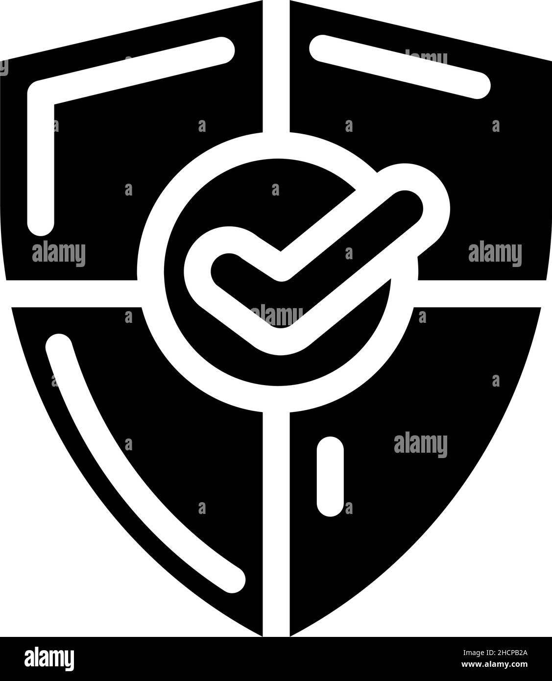 assurance compliance glyph icon vector illustration Stock Vector Image ...