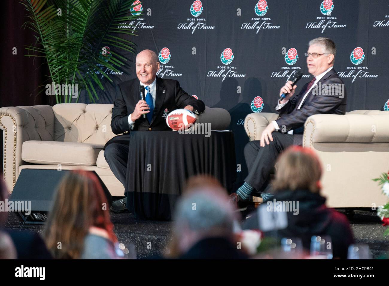 Jim Delany (Big Ten) speaks with ESPN SportsCenter anchor John Anderson ...