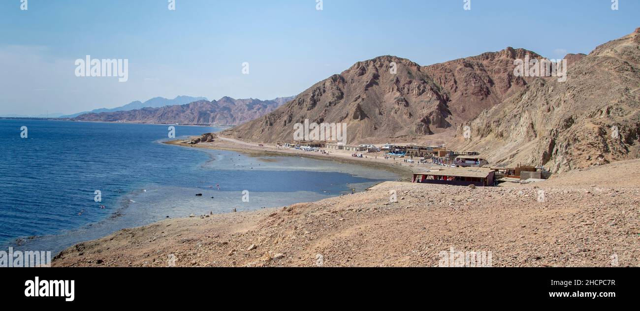 Blue Hole Diving Site. Red Sea. Dahab. Sinai Peninsula. Egypt Stock ...