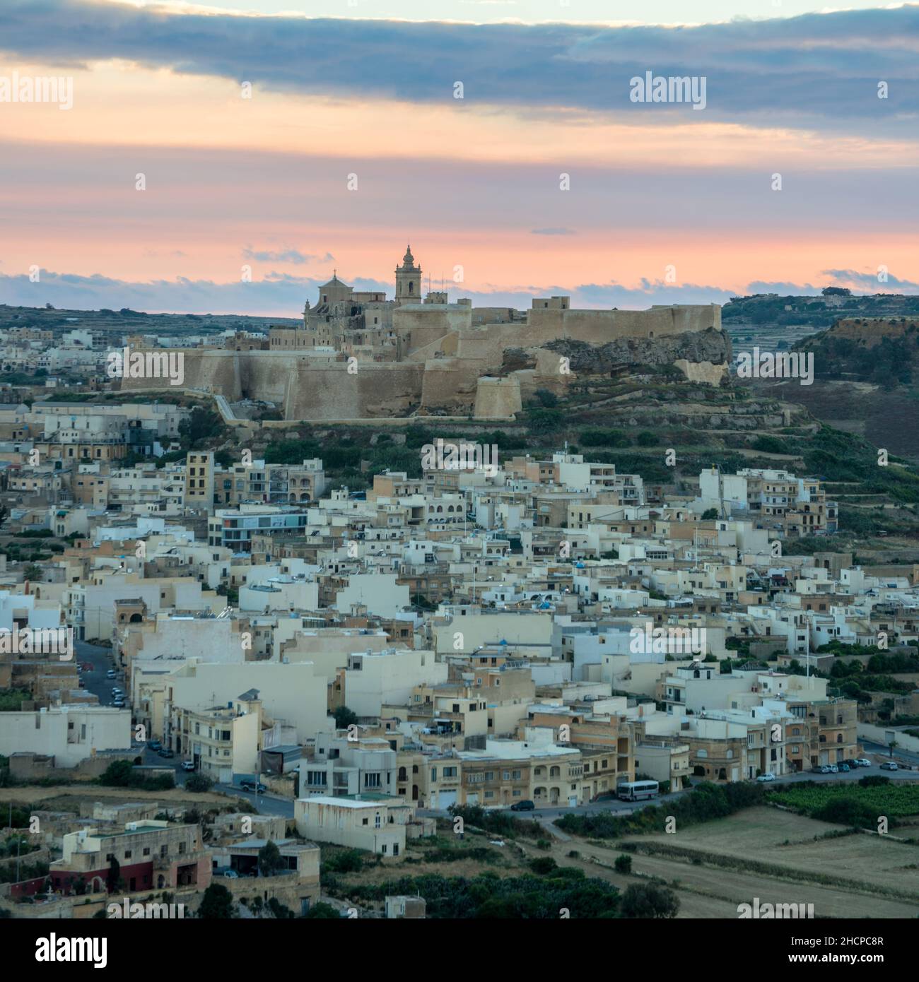 Castle of Gozo views in Malta Stock Photo - Alamy