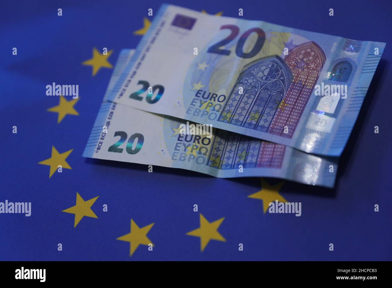 20 euro banknotes hi-res stock photography and images - Alamy