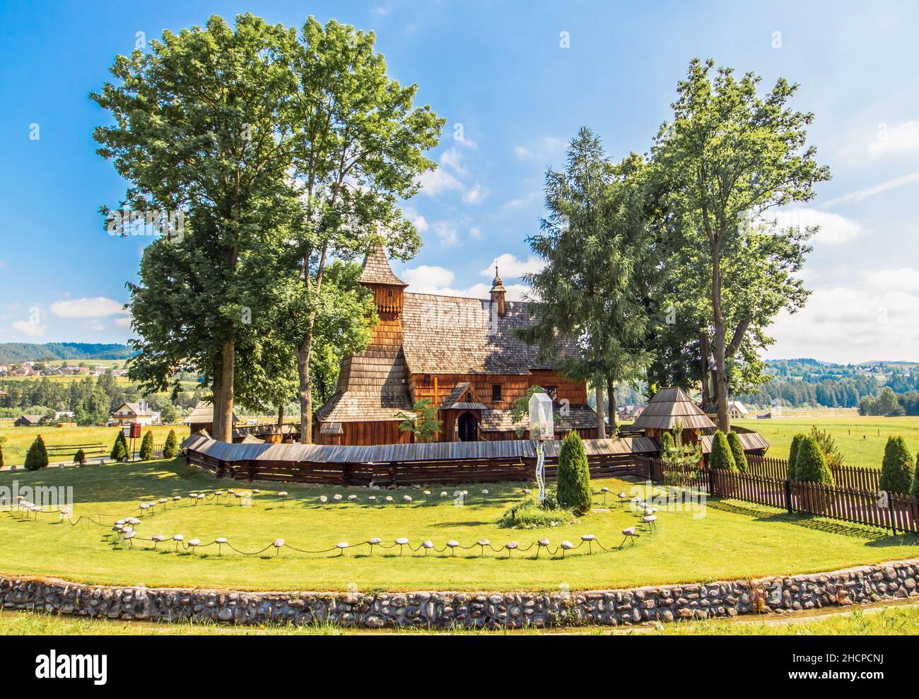 Completed 15th Century, the St. Michael Archangel's Church in Debno is ...