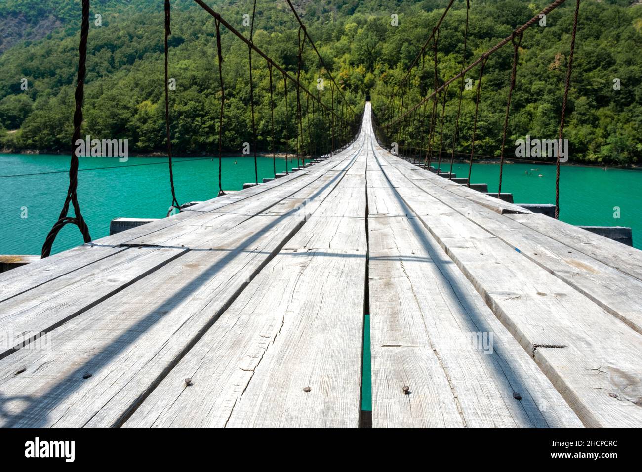 Albania Shkoder Lake bridge Stock Photo - Alamy