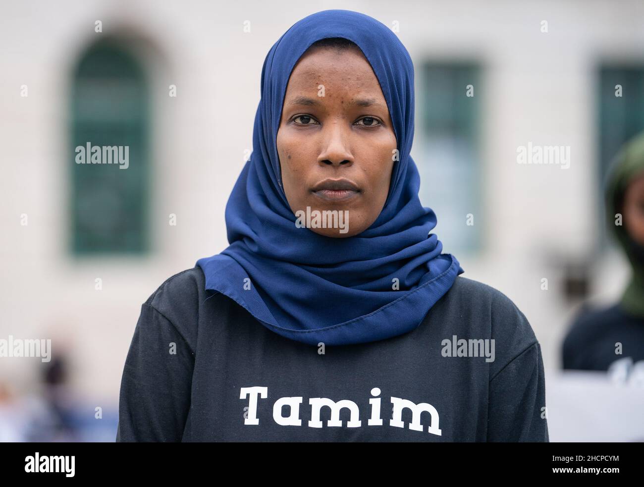 File photo dated 25/9/2021 of Hawa Haragakiza, whose 15-year-old son ...