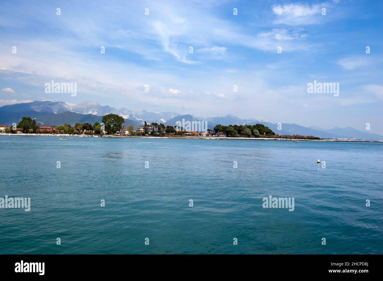 The Mouth of the Magra River in the Italian regions of Tuscany and ...
