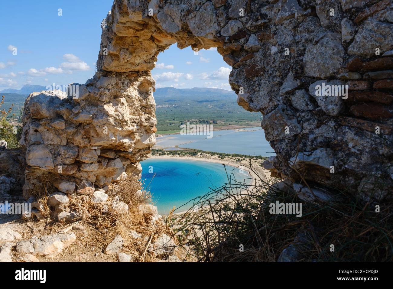 Voidokilia Beach in Greece is one the best beaches in the world Stock ...
