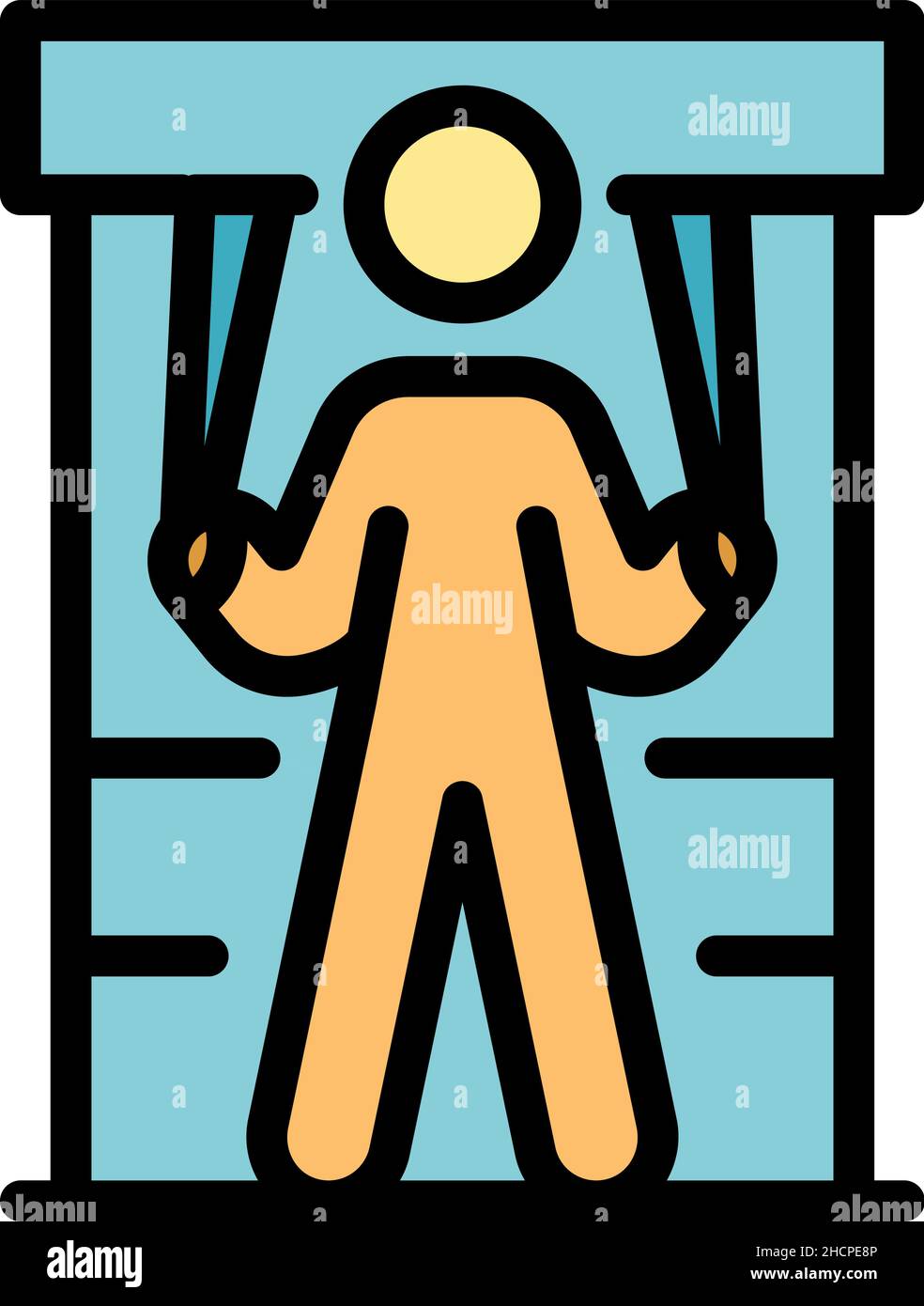 Physical rehabilitation equipment icon. Outline physical rehabilitation ...