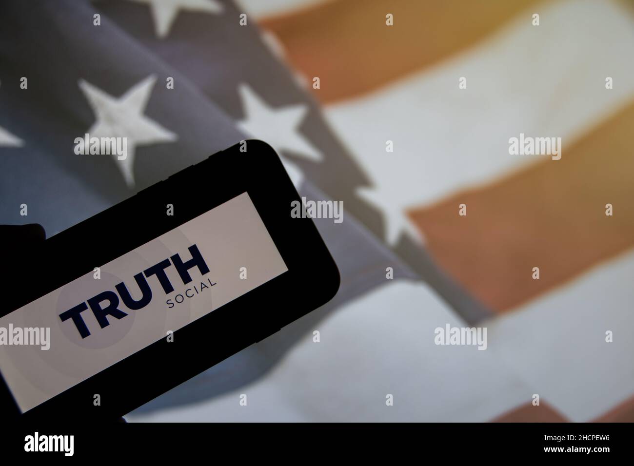 Truth social logo hi-res stock photography and images - Alamy