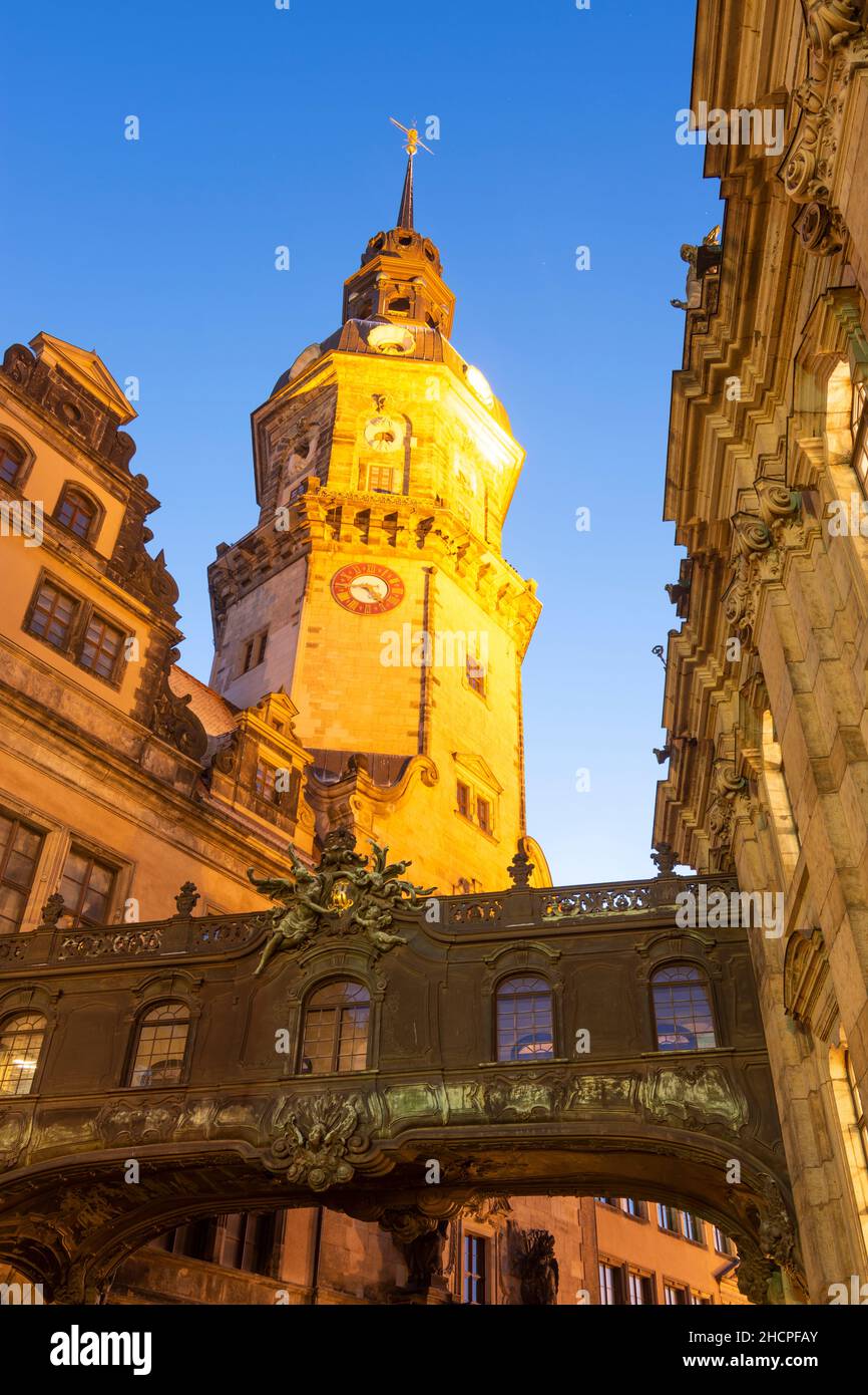 Tower of schloss castle in sachsen hi-res stock photography and images ...