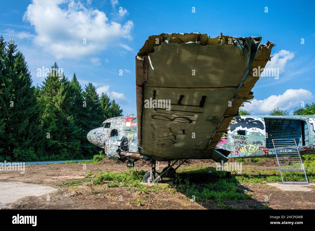 the abandoned underground Zeljava air base in Croatia Stock Photo - Alamy