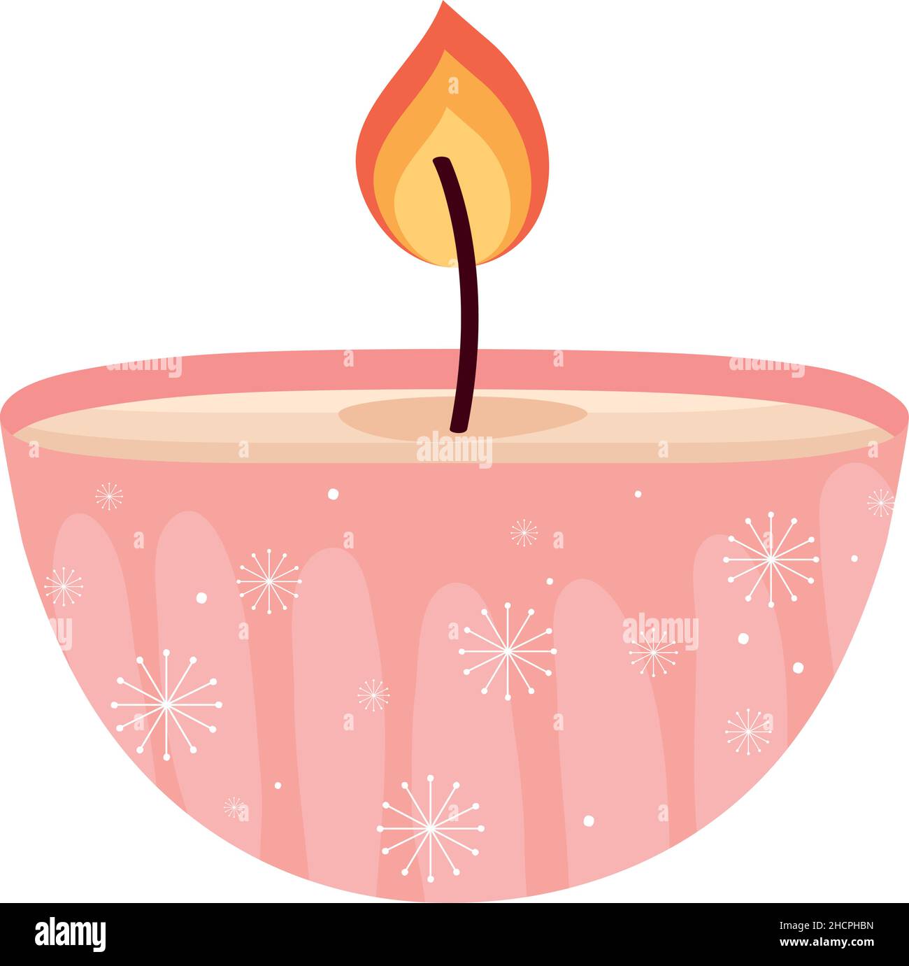 cute pink candle Stock Vector Image & Art - Alamy
