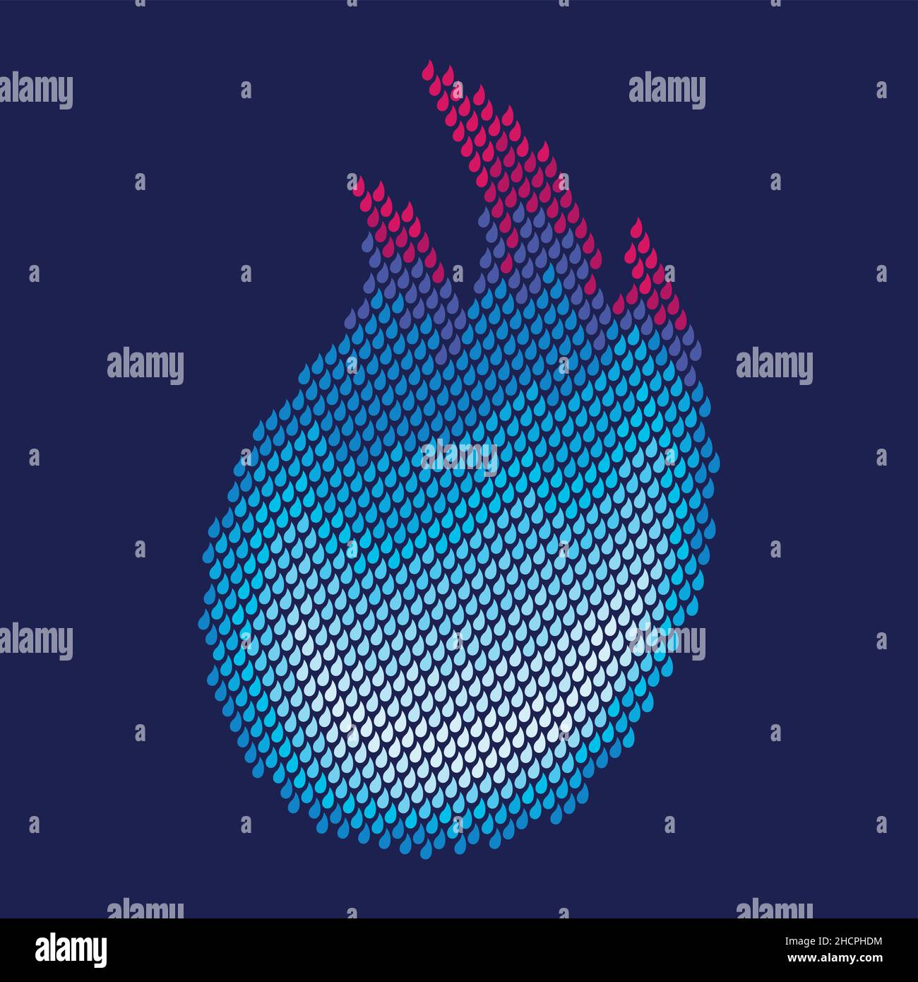 Flame made up of many small flames Stock Vector Image & Art - Alamy