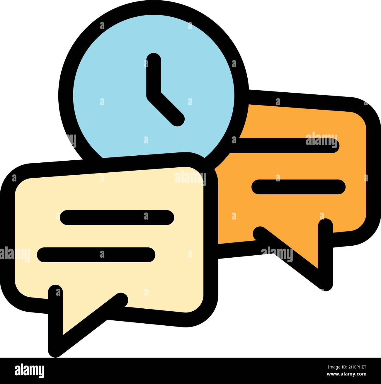 Quick tips icon. Outline quick tips vector icon color flat isolated ...