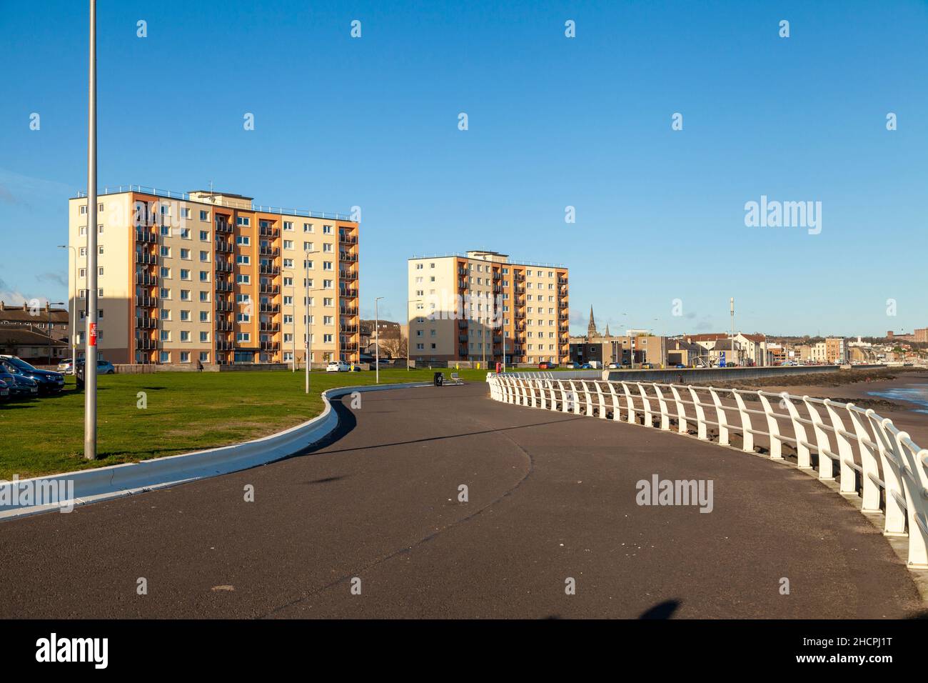 The promenade at Seafield Kirkcaldy, Fife, Scotland Stock Photo - Alamy