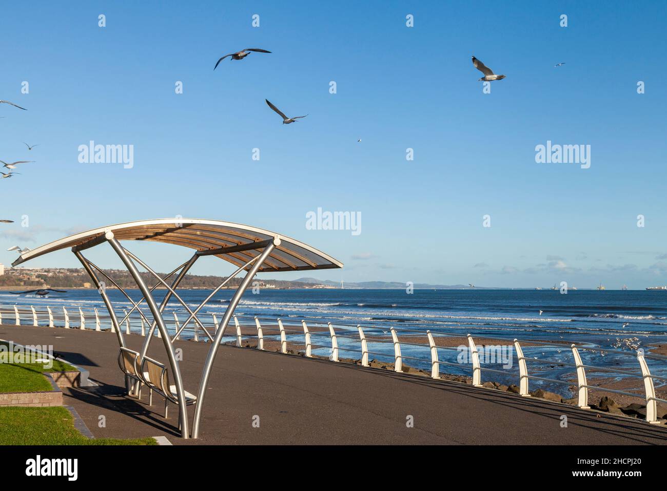 The promenade at Seafield Kirkcaldy, Fife, Scotland Stock Photo - Alamy
