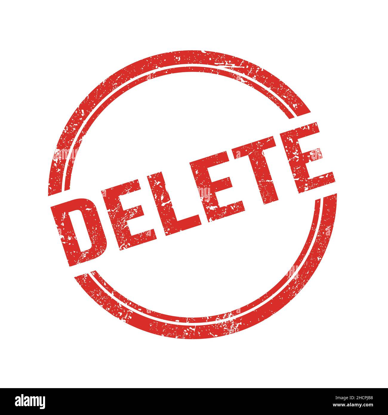 Round delete button Cut Out Stock Images & Pictures - Alamy