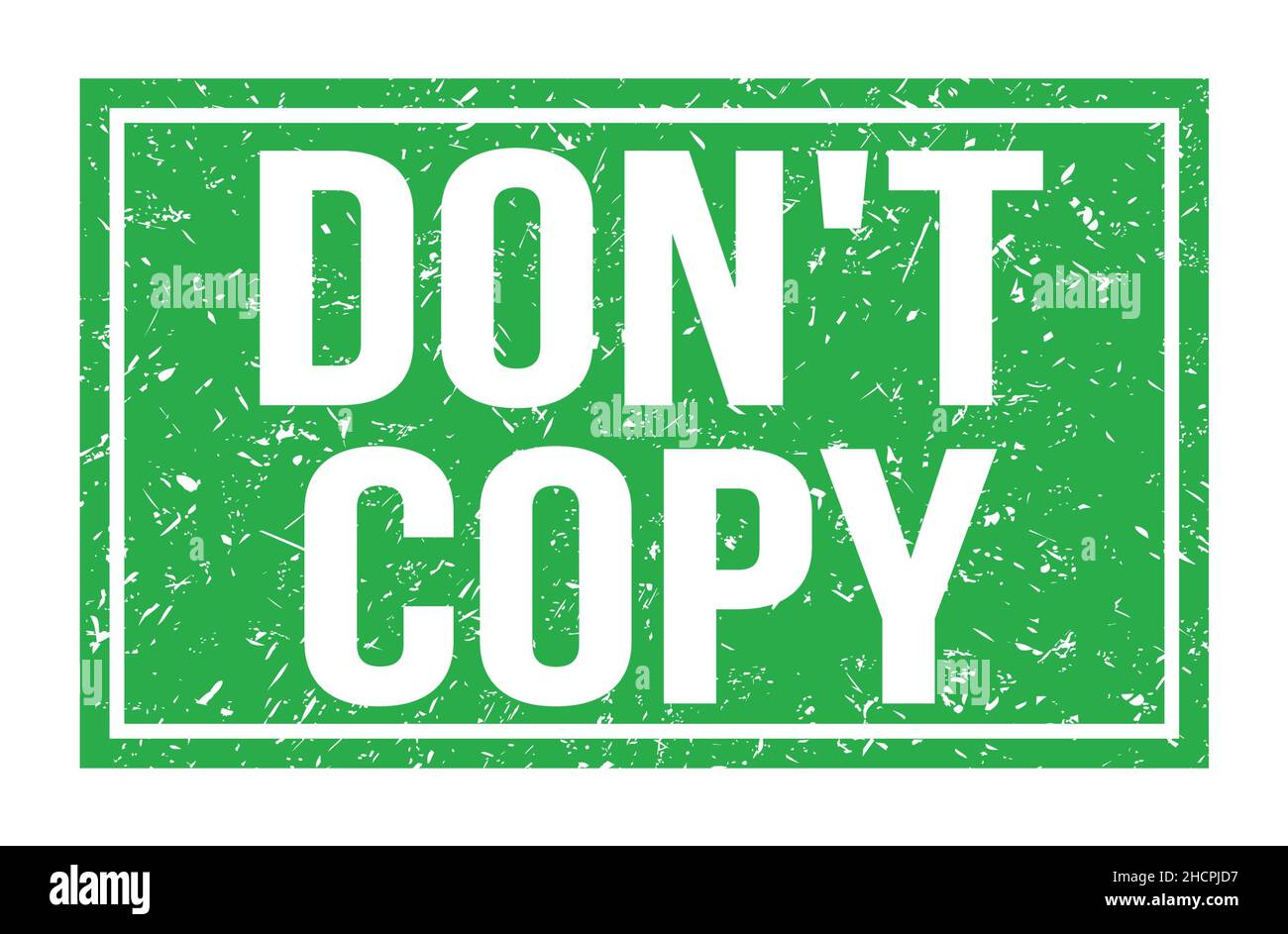 Dont copy stamp hi-res stock photography and images - Alamy