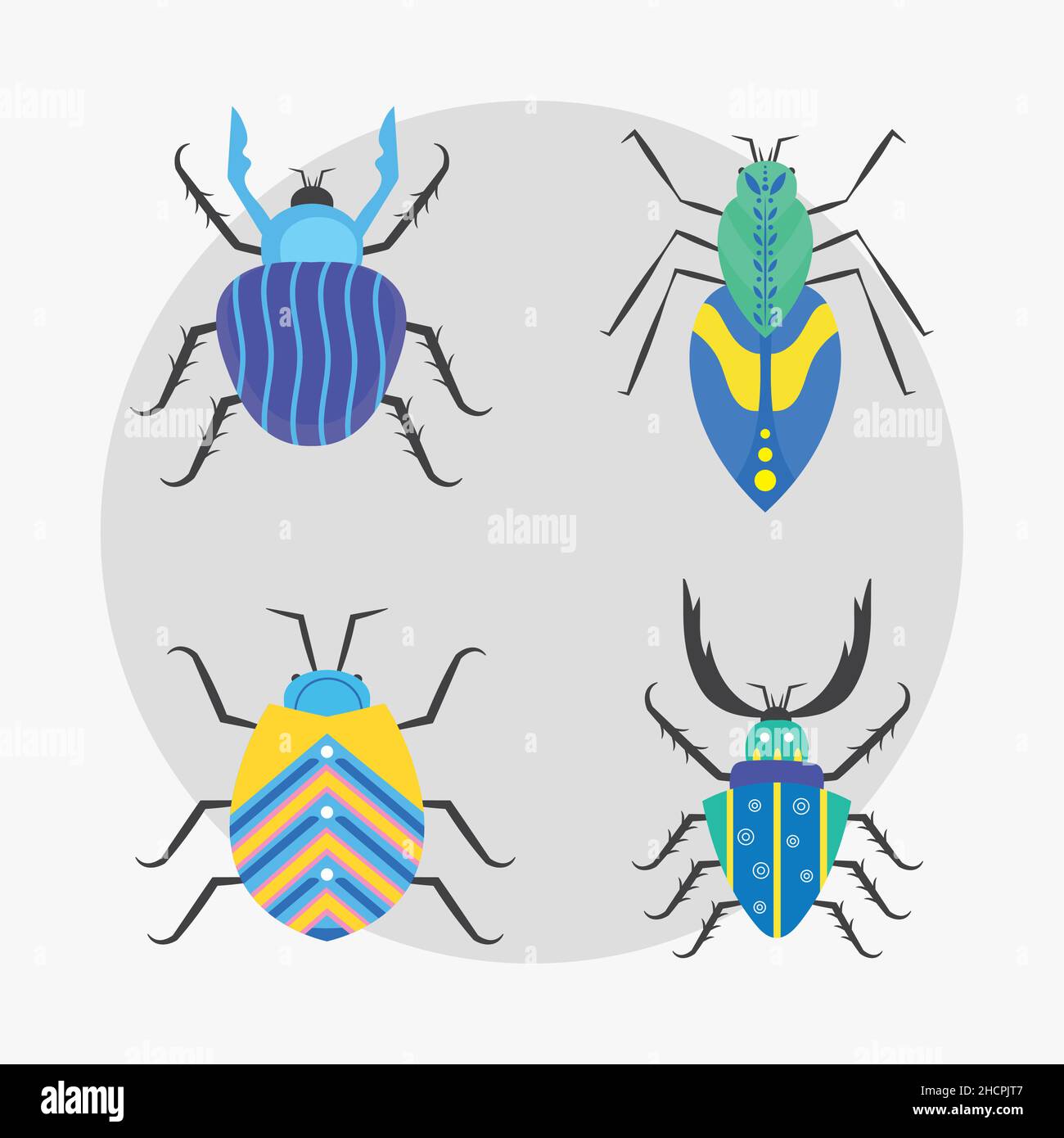 Four wing insects Stock Vector Images - Alamy