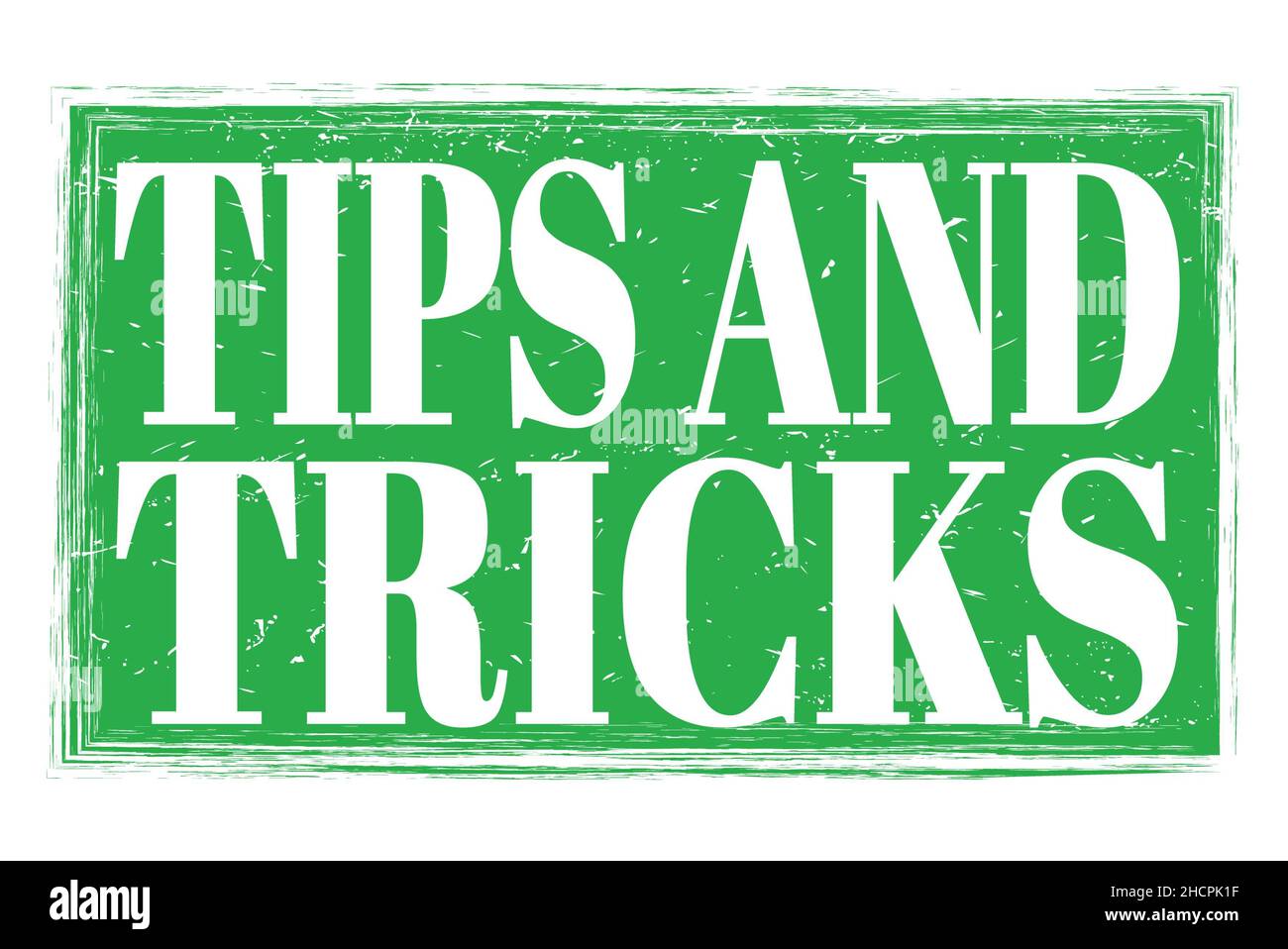 TIPS AND TRICKS Words Written On Green Grungy Stamp Sign Stock Photo tips-and-tricks-words-written-on-green-grungy-stamp-sign-stock-photo