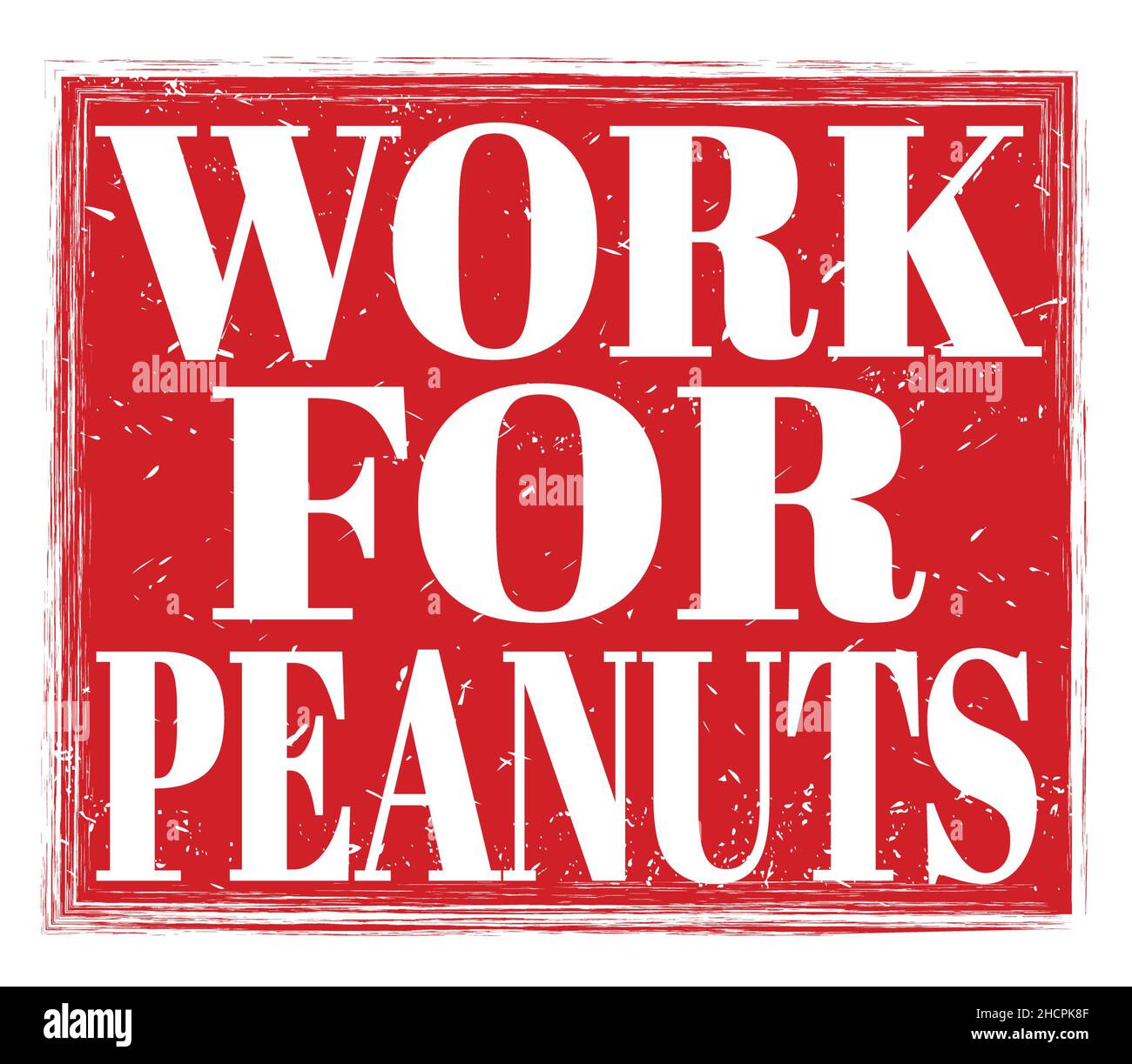Work for peanuts Cut Out Stock Images & Pictures - Alamy
