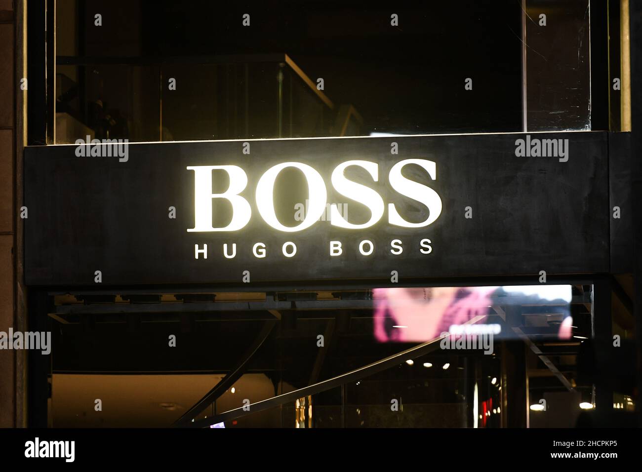 Hugo boss logo hi-res stock photography and images - Alamy