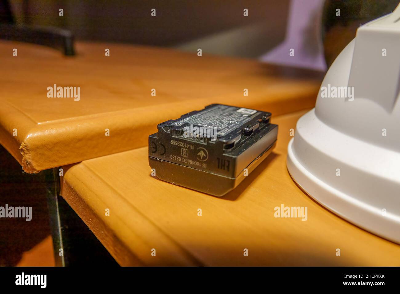 7.4V 1030mAh branded lithium-ion rechargeable camera battery pack Stock ...