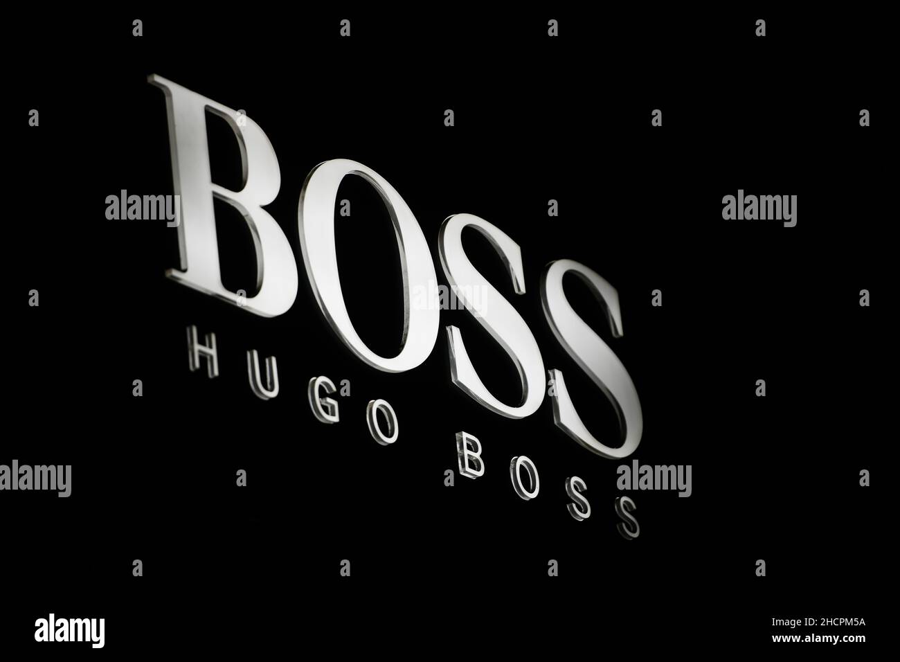 Hugo boss logo hi-res stock photography and images - Alamy