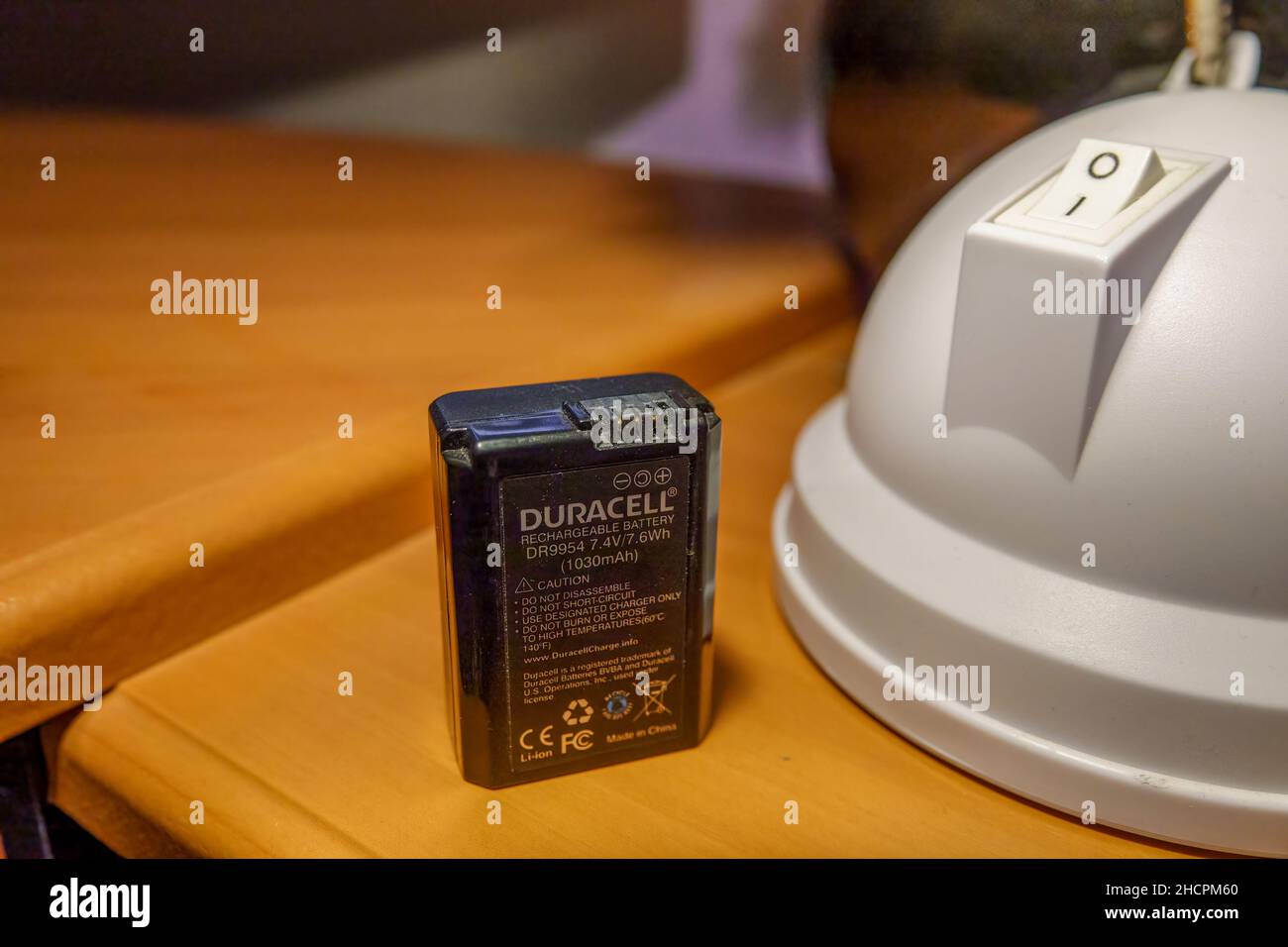 7.4V 1030mAh branded lithium-ion rechargeable camera battery pack Stock ...