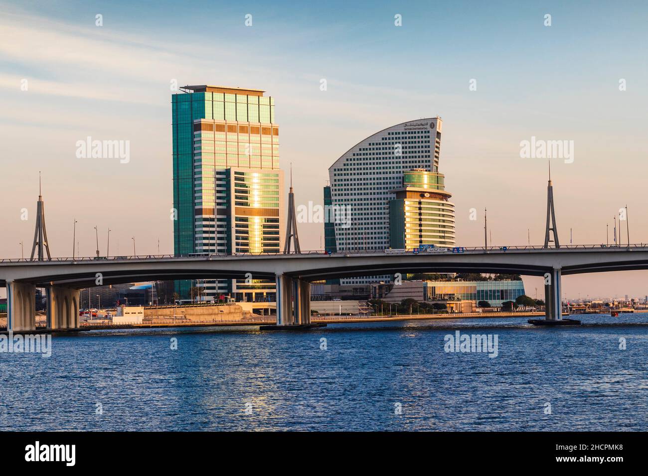 Dubai, UAE - 12.20.2021 Business bay crossing bridge Stock Photo - Alamy