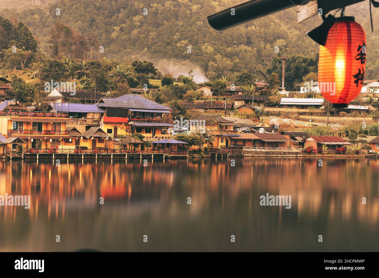 Visiting Ban Rak Thai along the Mae Hong Son Loop on border of Nothern ...