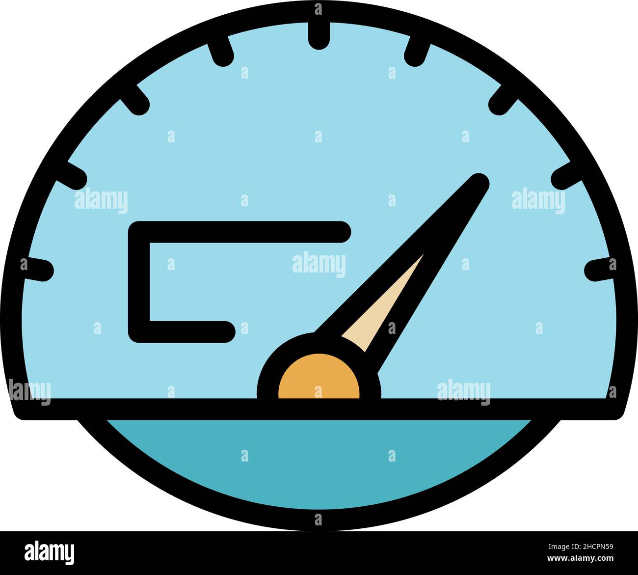 Linear car dashboard icon. Outline linear car dashboard vector icon ...