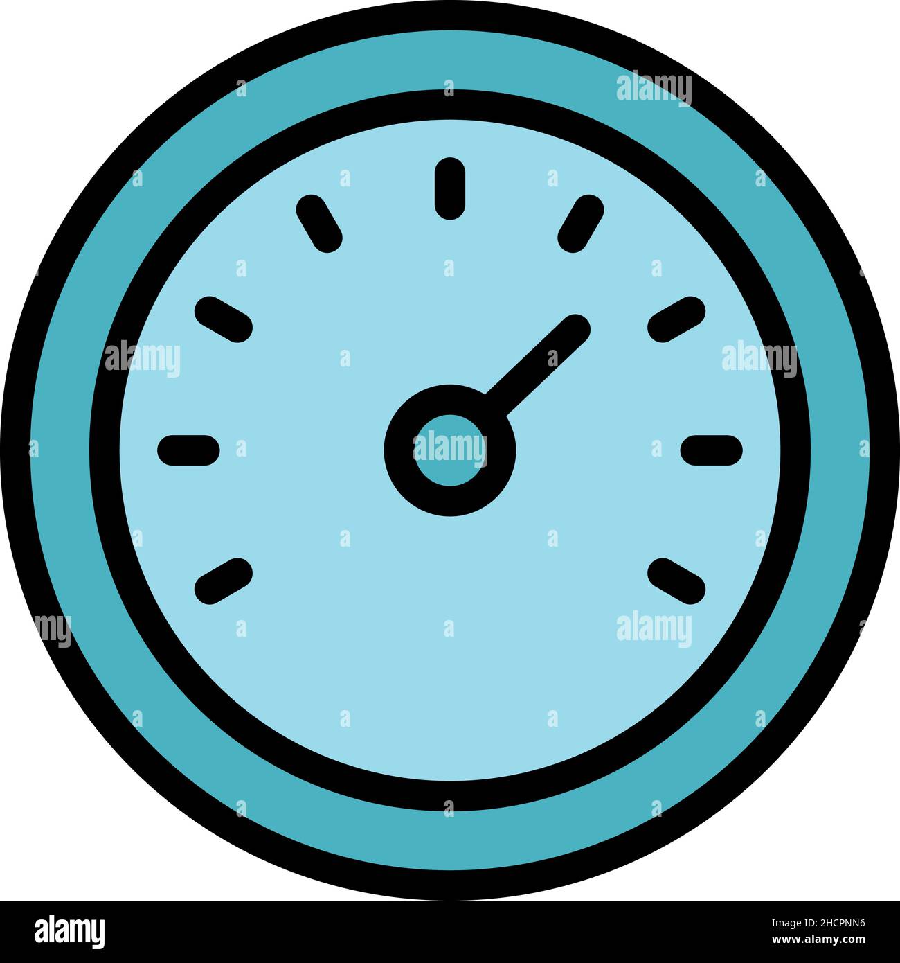 Tachometer car dashboard icon. Outline tachometer car dashboard vector ...